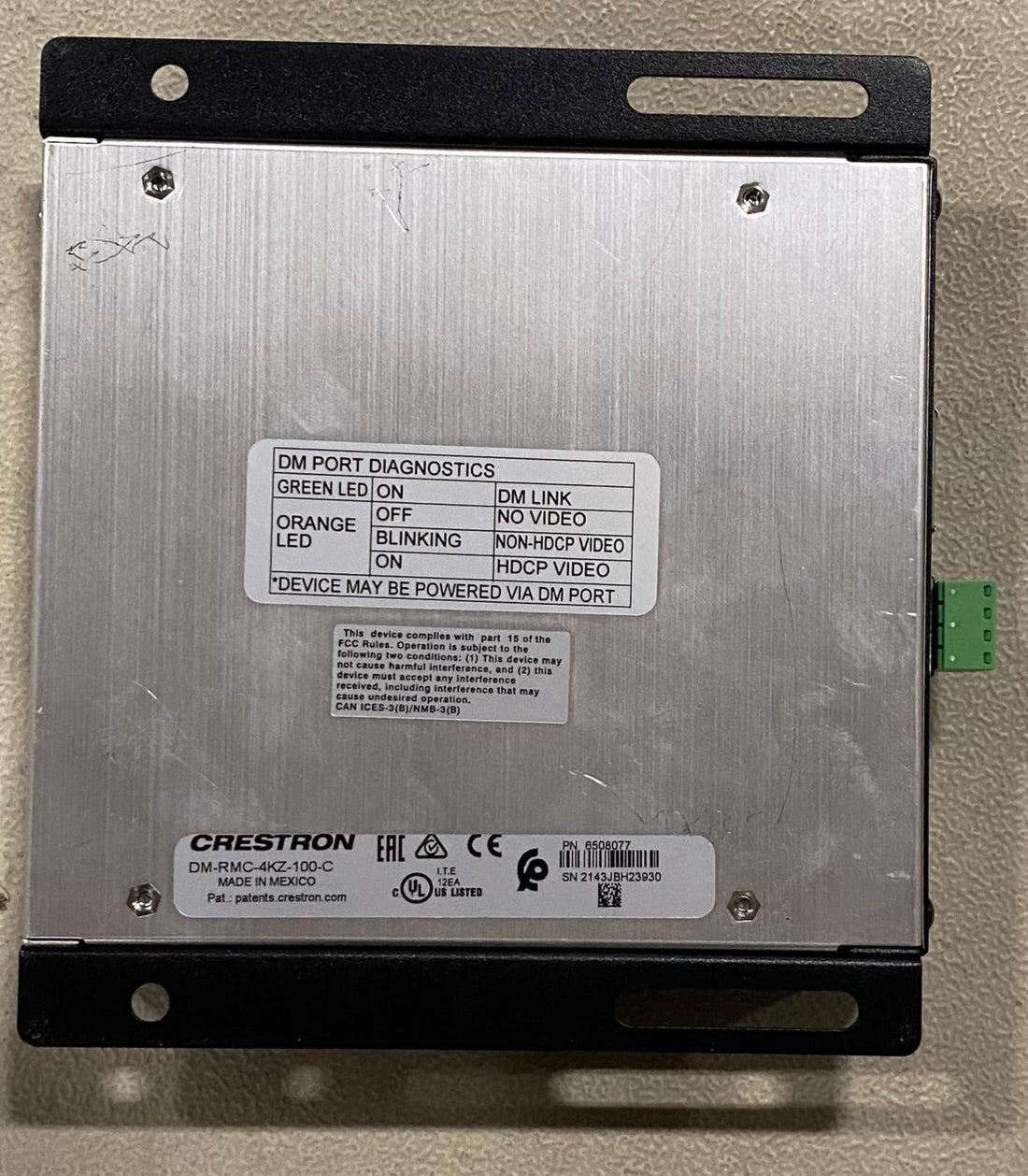 Crestron DM-RMC-4KZ-100-C, DigitalMedia 8G+® 4K60 4:4:4 HDR Receiver ...