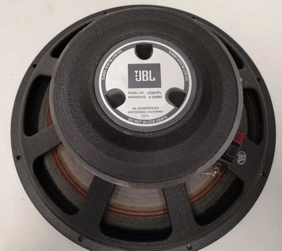 JBL 2226HPL 15" Low Frequency Transducer, 8 ohm – CLAIR Used Gear